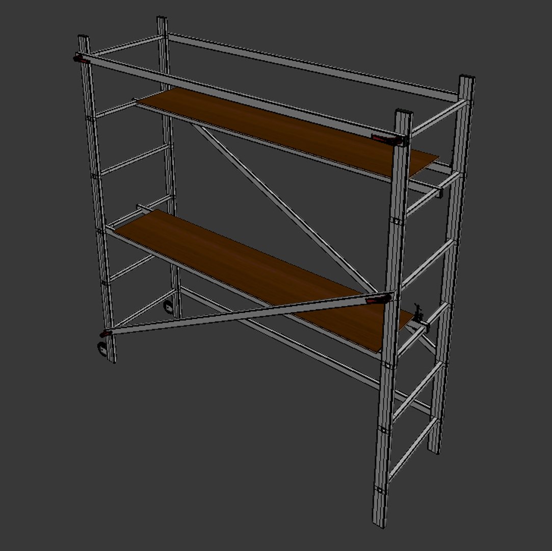 3d scaffolding model