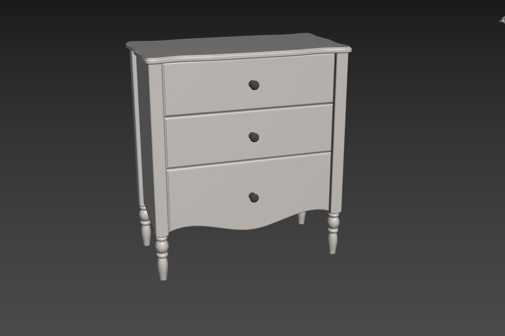 Free 3D Nightstand Model - TurboSquid 2160004