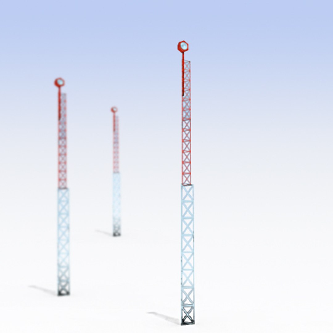 3d Model Of Runway Light Airport