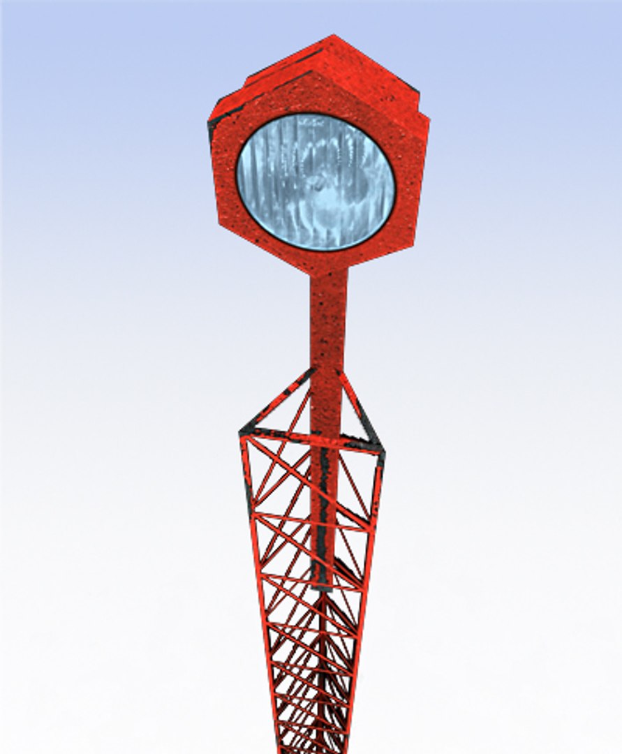 3d Model Of Runway Light Airport
