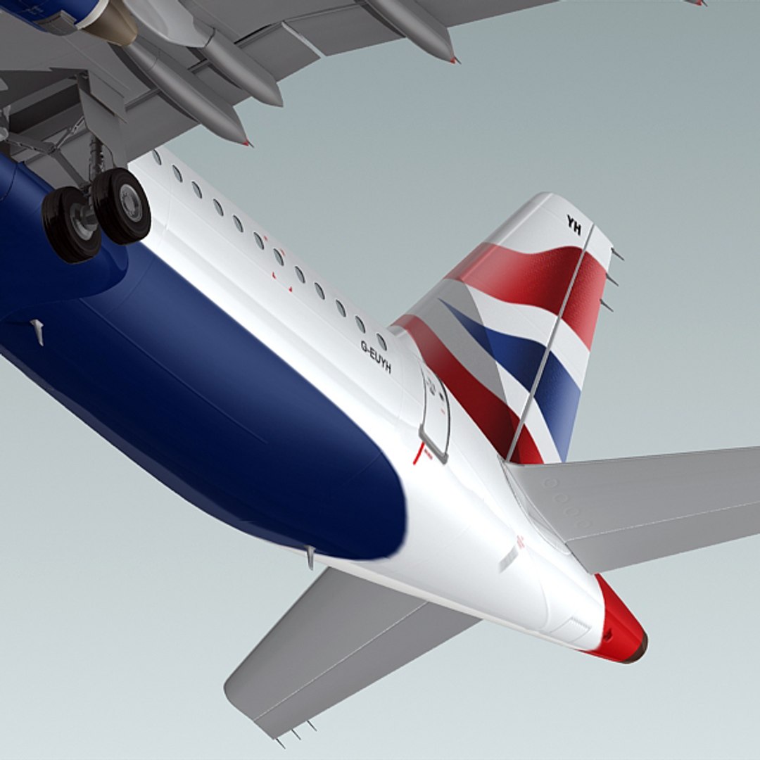 Airbus A320 British Airways 3ds