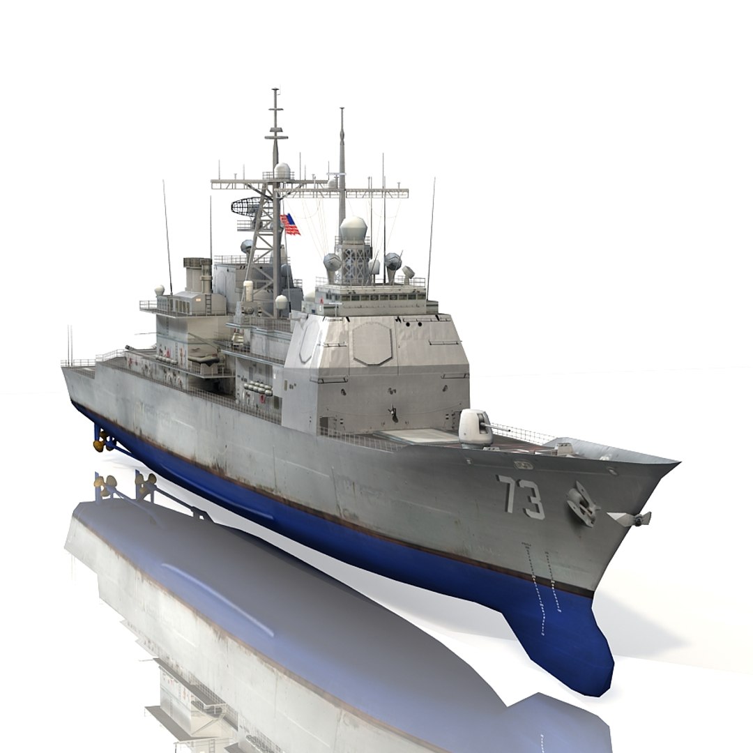 Uss Port Royal Cg-73 3d 3ds