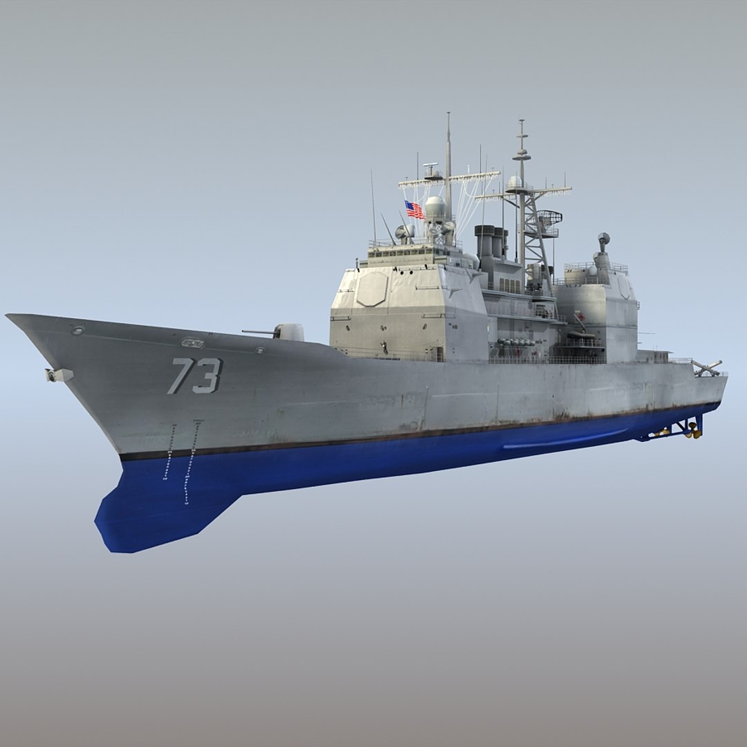 Uss Port Royal Cg-73 3d 3ds