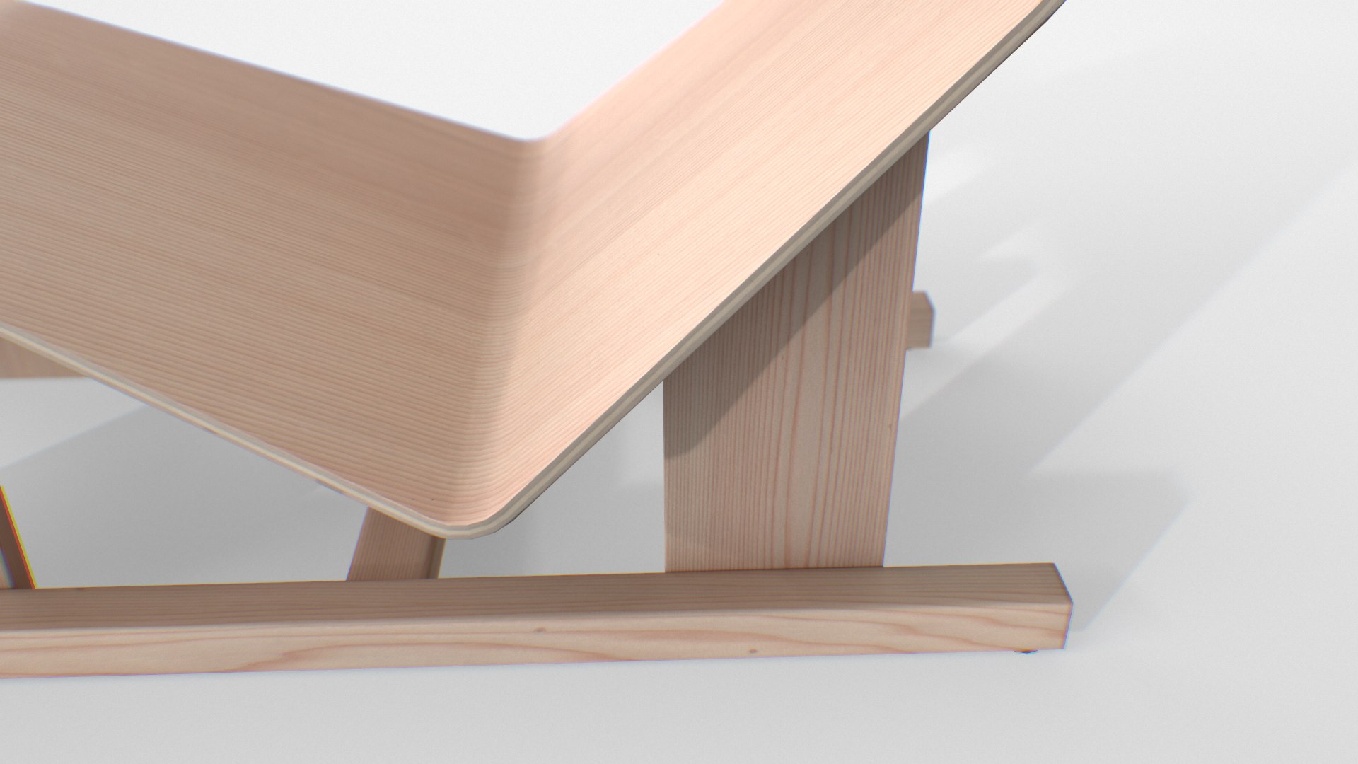4Pm Lounge Chair In Fir Wood 3D Model - TurboSquid 2058888
