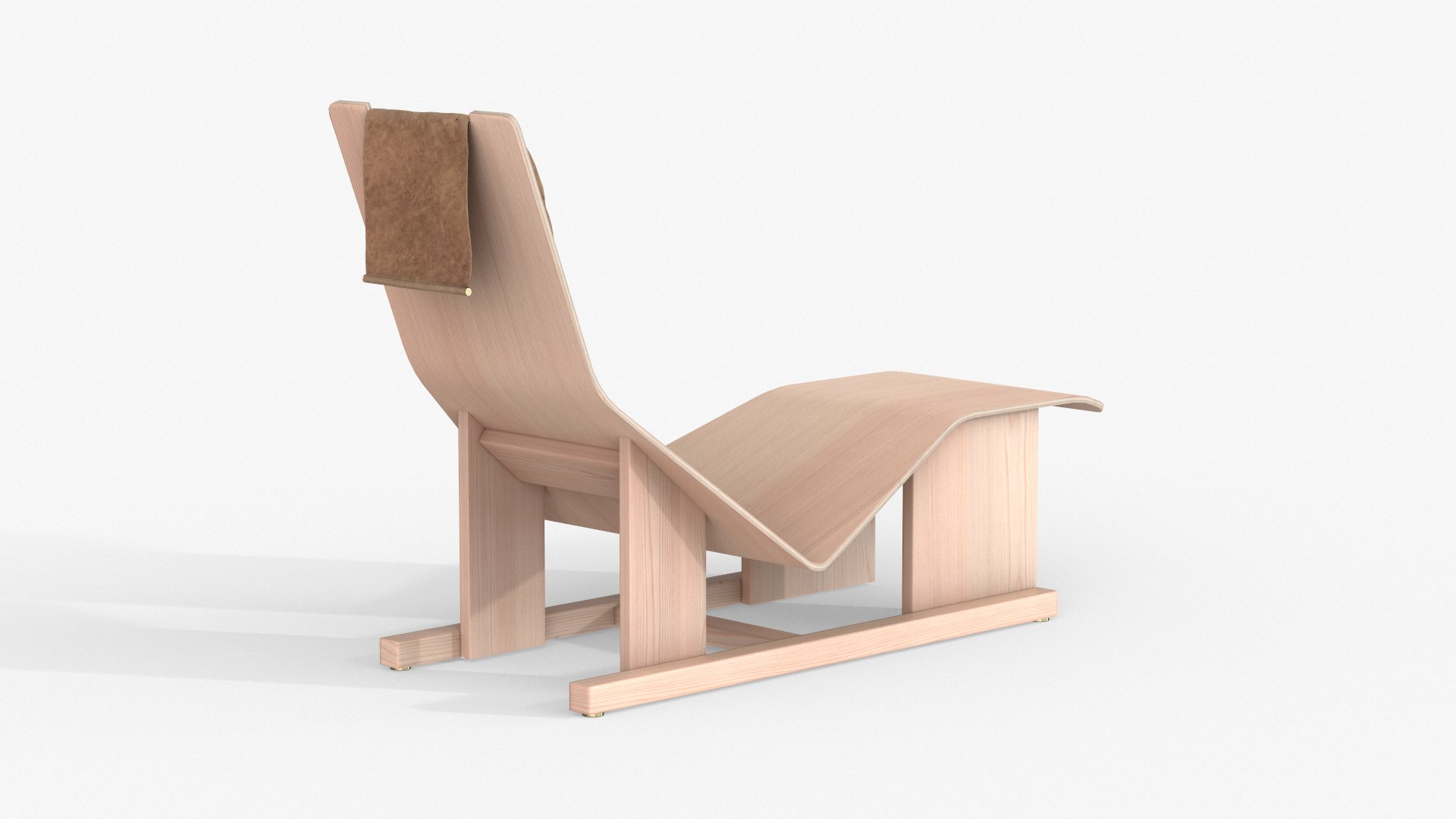 4Pm Lounge Chair In Fir Wood 3D Model - TurboSquid 2058888