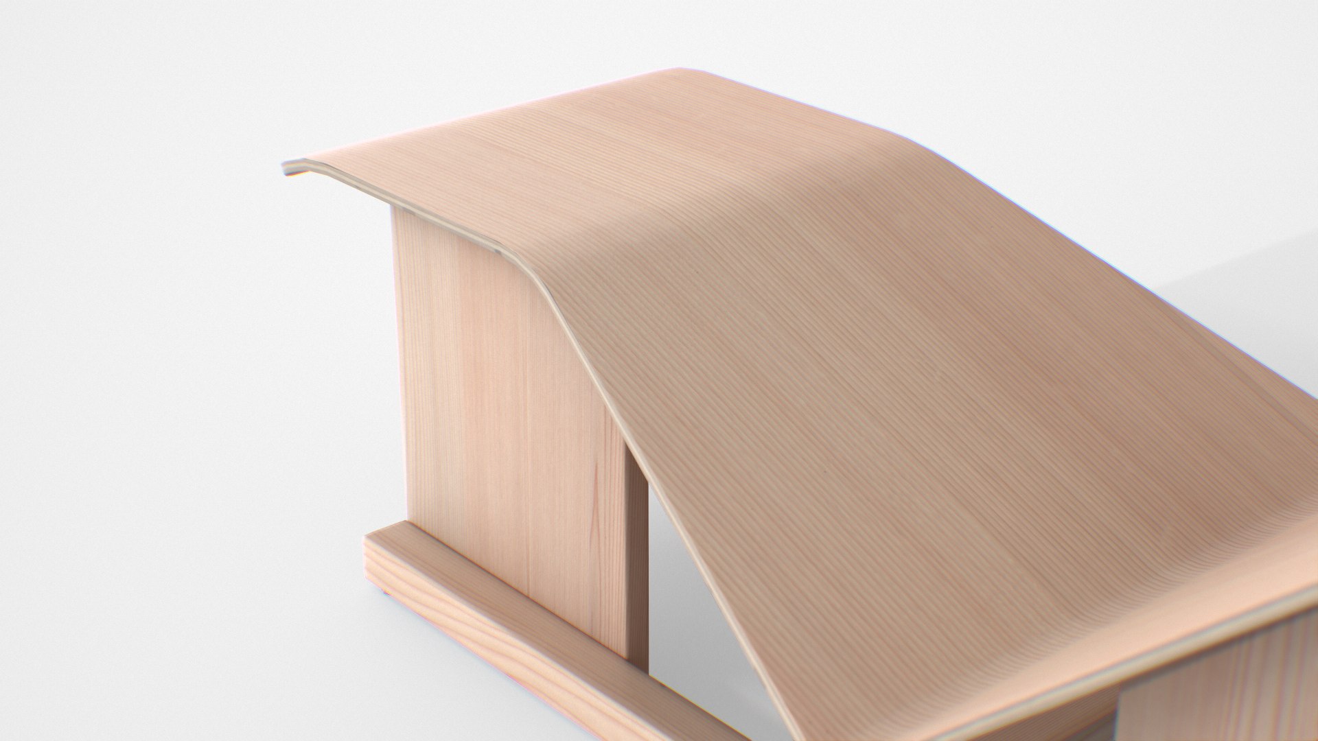 4Pm Lounge Chair In Fir Wood 3D Model - TurboSquid 2058888