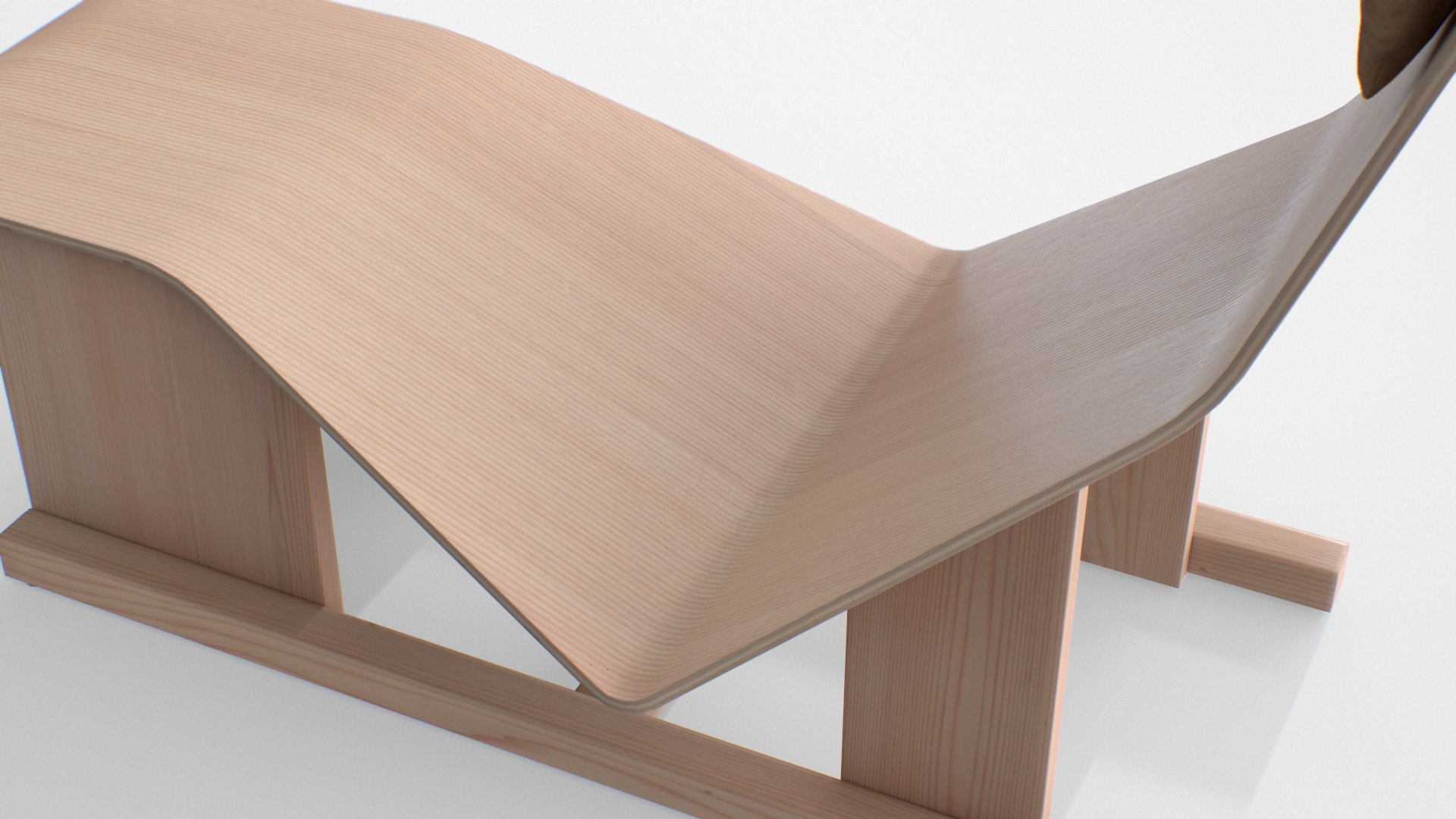 4Pm Lounge Chair In Fir Wood 3D Model - TurboSquid 2058888