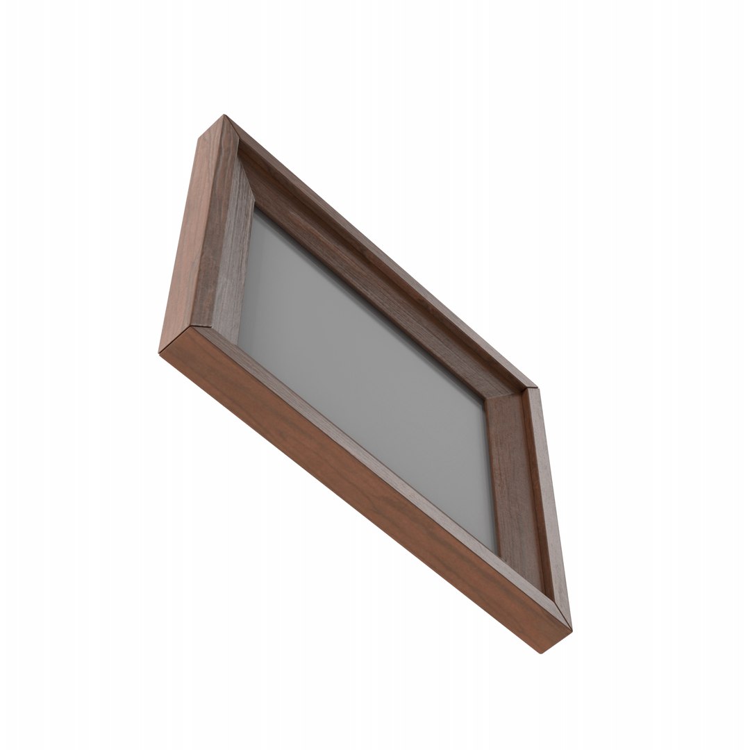 3D Dark Wood Picture Frame - TurboSquid 2091942