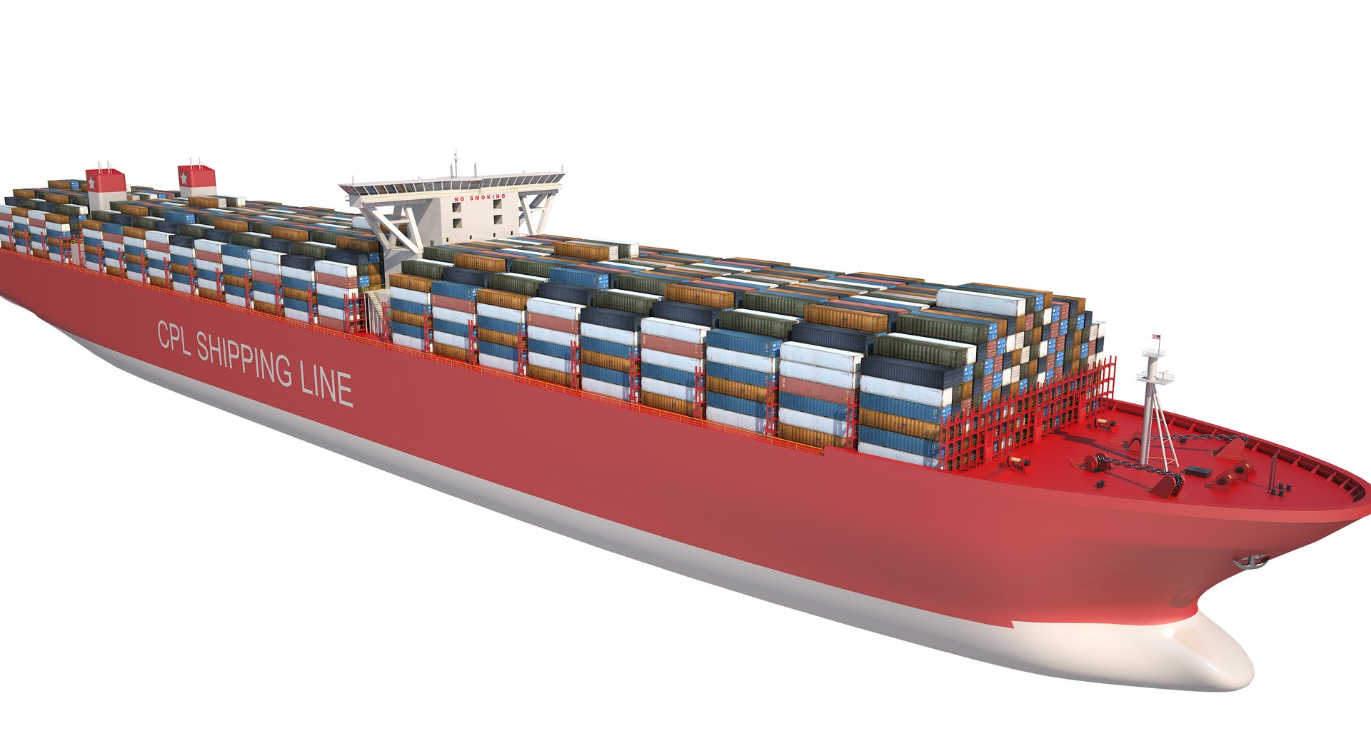 3D Model Container Ship - TurboSquid 1479691