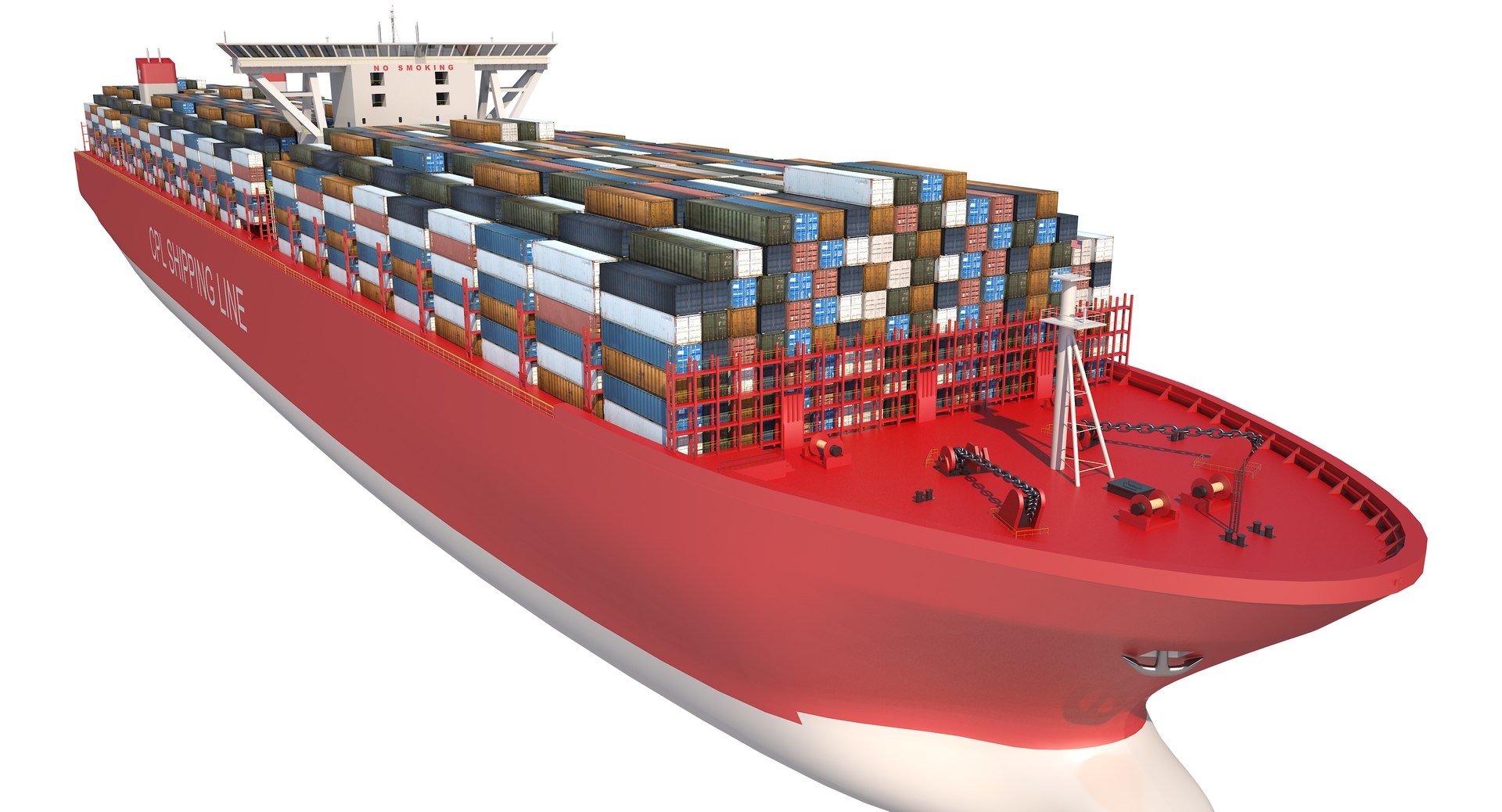 3D Model Container Ship - TurboSquid 1479691