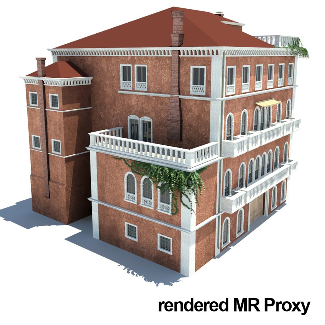 House Mr Proxy 3d Model