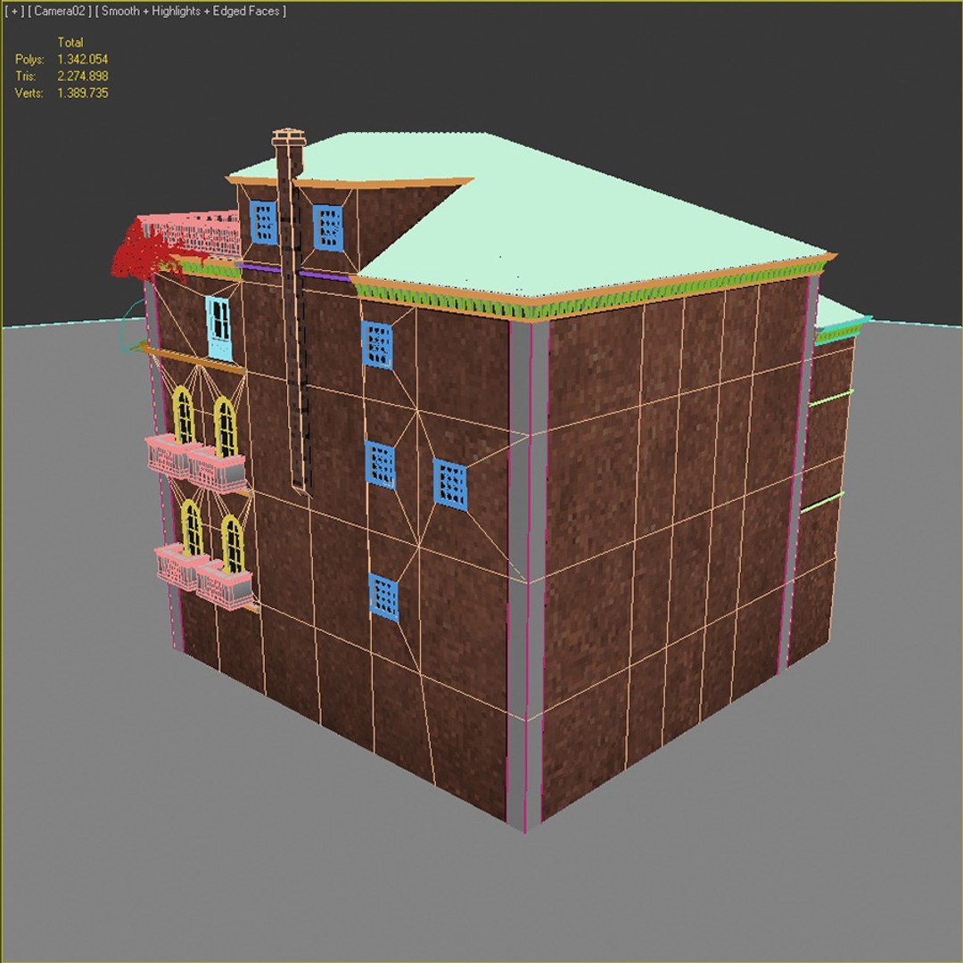 House Mr Proxy 3d Model