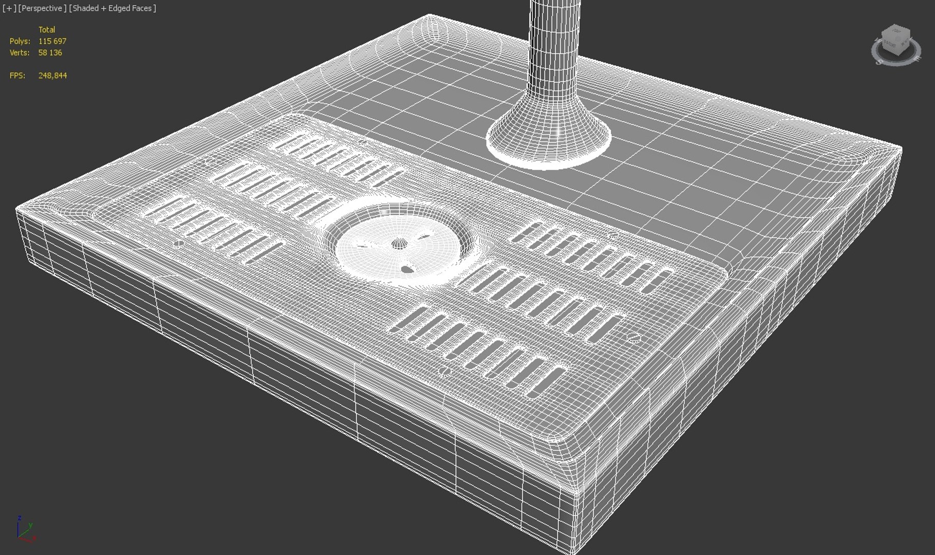 3d Model Draft Beer Pouring