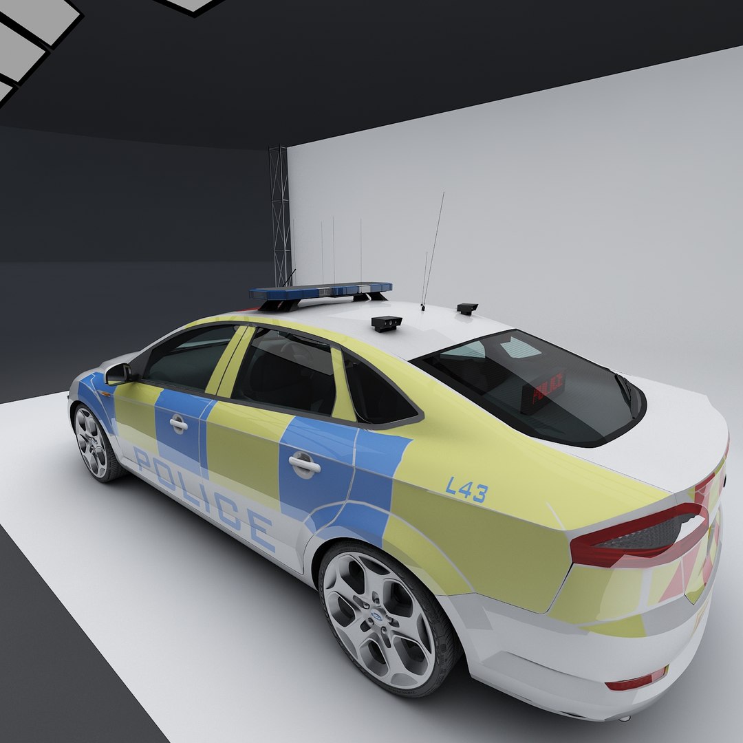 Uk Police Car British Max