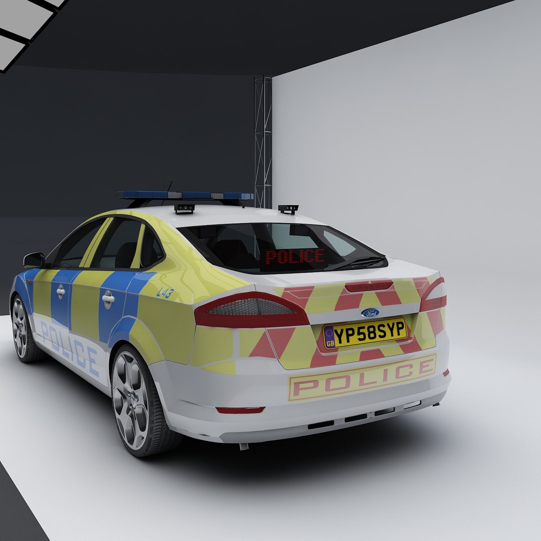 Uk Police Car British Max