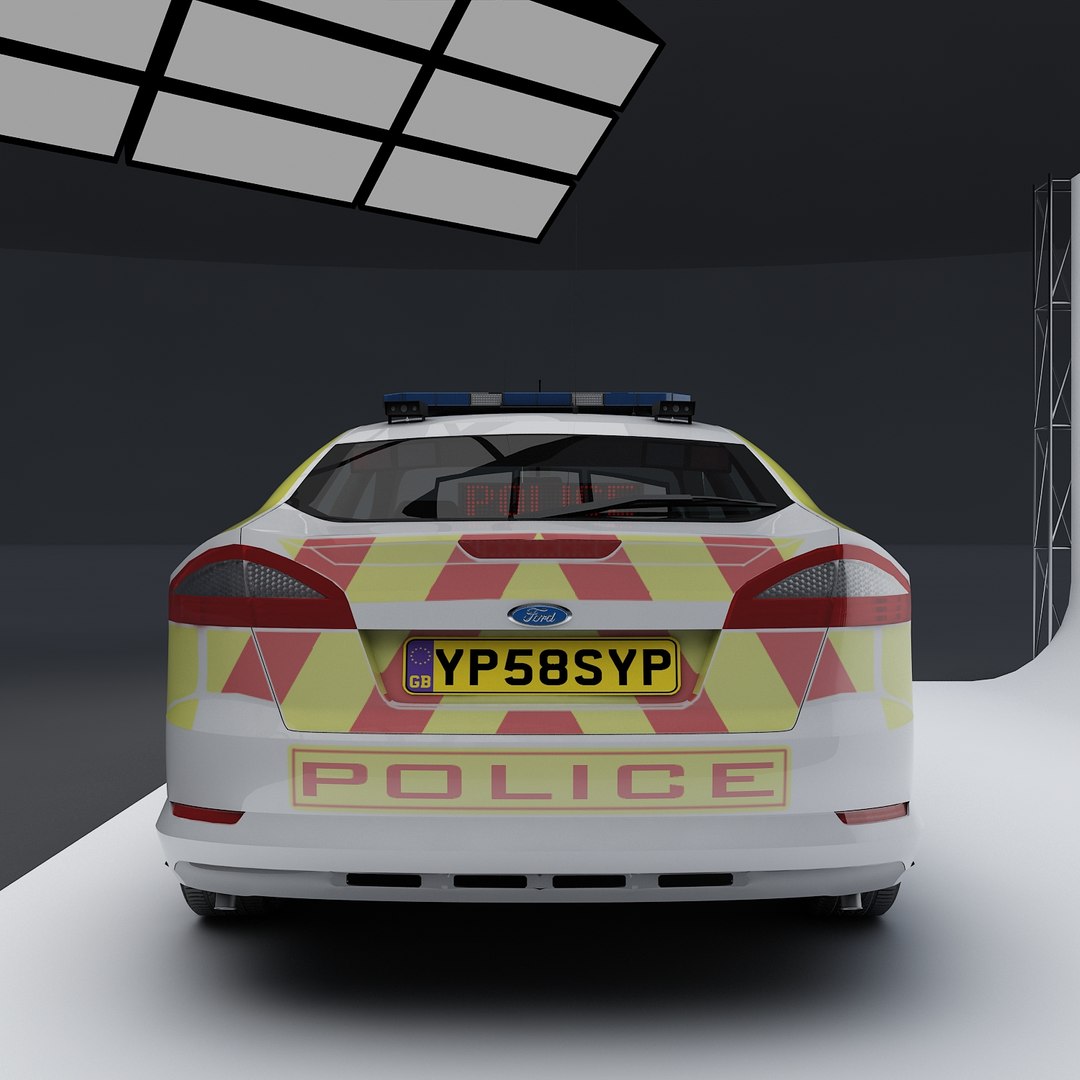 Uk Police Car British Max