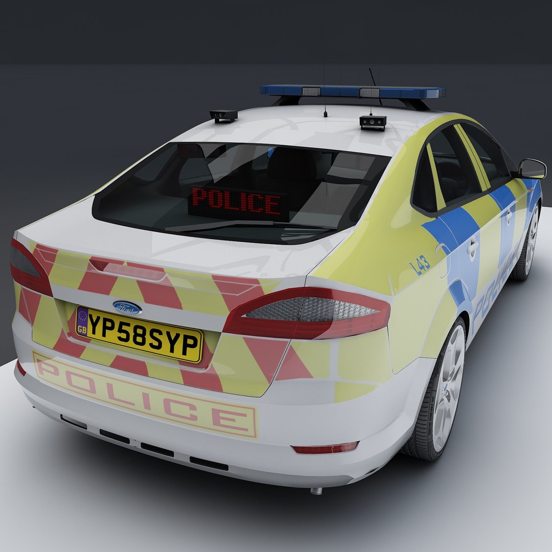 Uk Police Car British Max