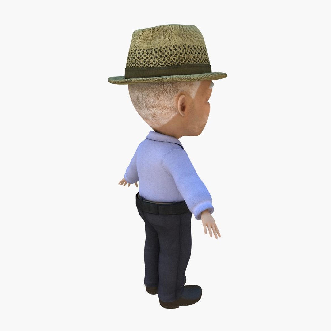 Old Man 3d Model