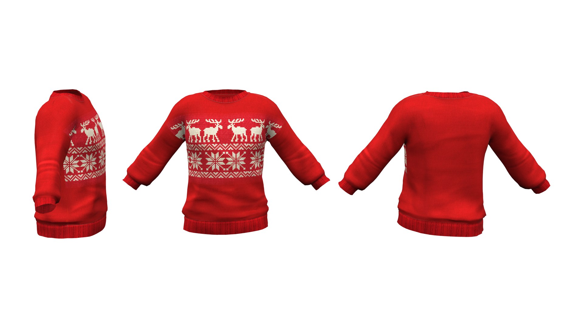 Ugly Sweater 3D Model - TurboSquid 1807133