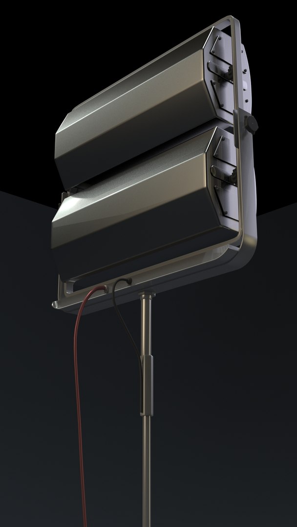 3D Fluorescent Studio Light Stand - TurboSquid 1367351