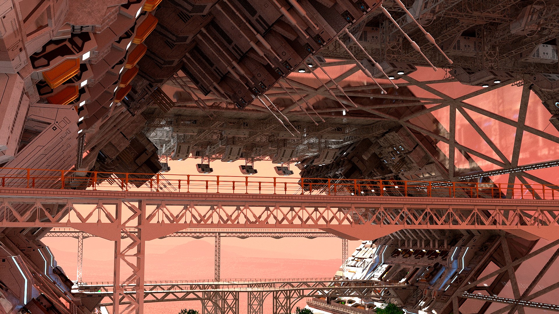 3D Futuristic Block City 3 Model - TurboSquid 2221297