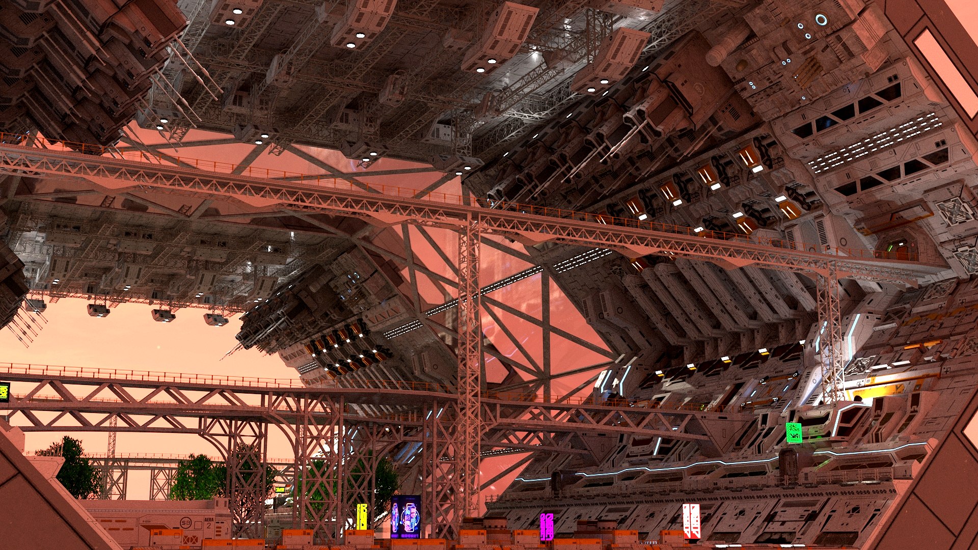 3D Futuristic Block City 3 Model - TurboSquid 2221297