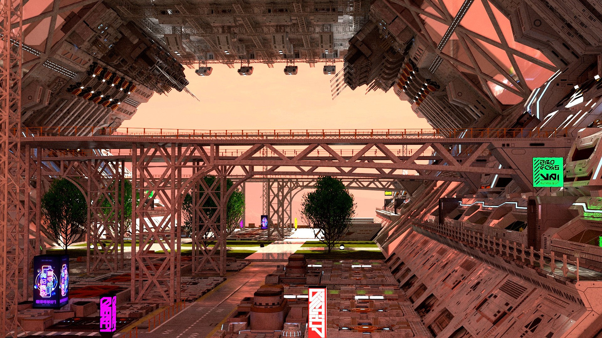 3D Futuristic Block City 3 Model - TurboSquid 2221297