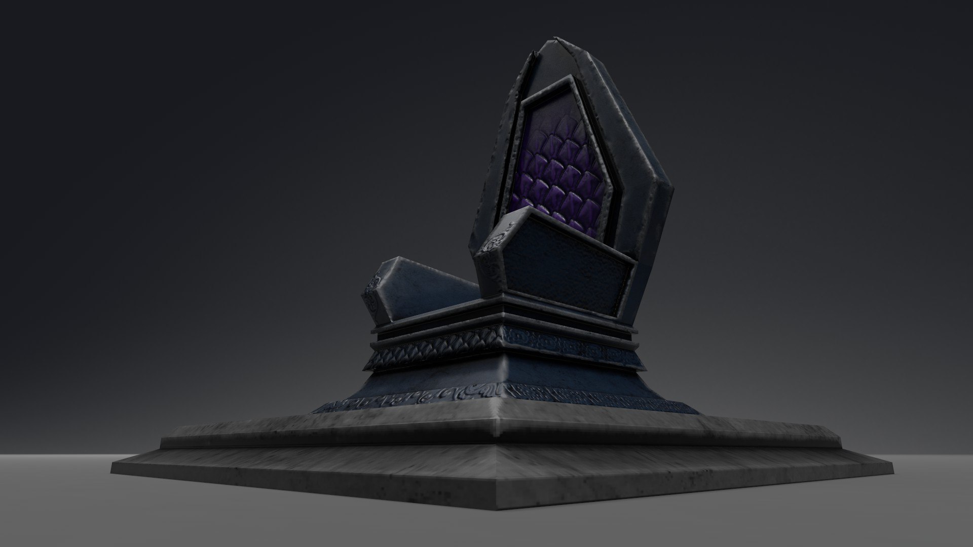 Stylized Throne Model - TurboSquid 1709843