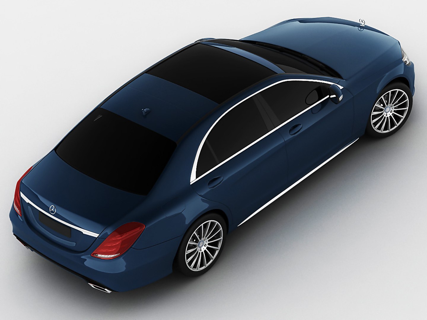 mercedes s class 3d model