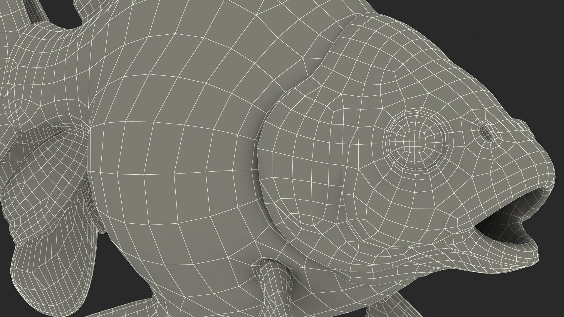 Orange Fancy Fantail Goldfish Rigged 3D Model - TurboSquid 1760367