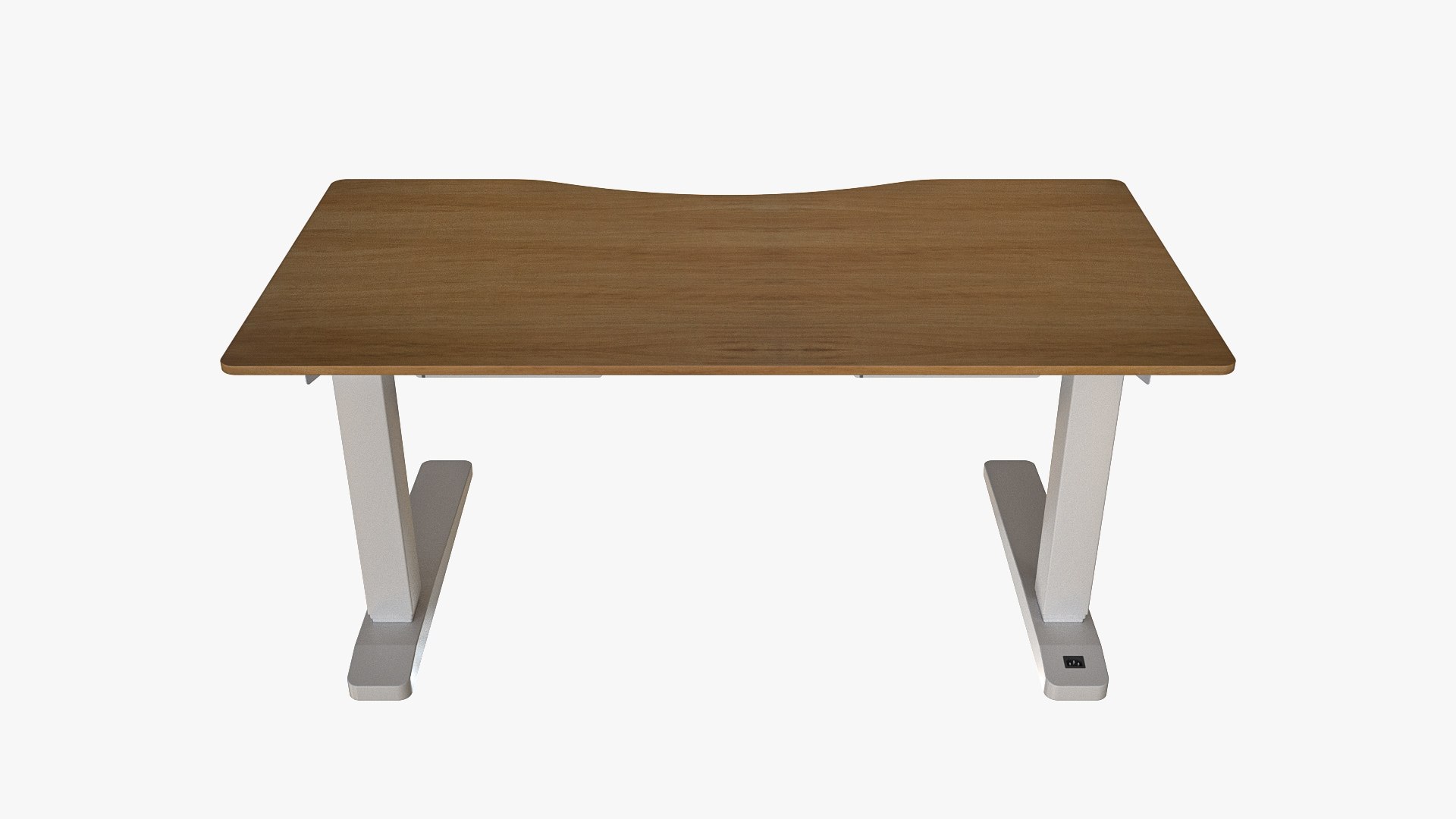 3D Model Curved Standing Desk - TurboSquid 2114836