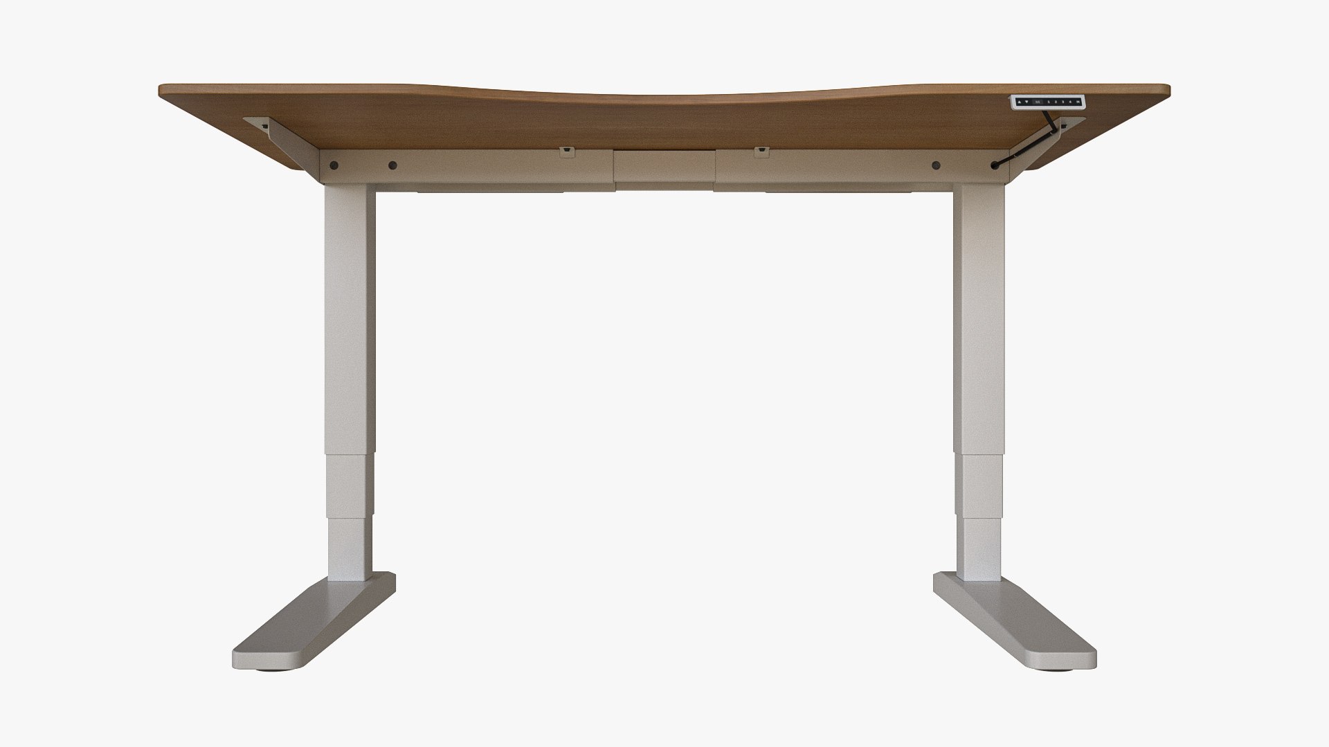 3D Model Curved Standing Desk - TurboSquid 2114836