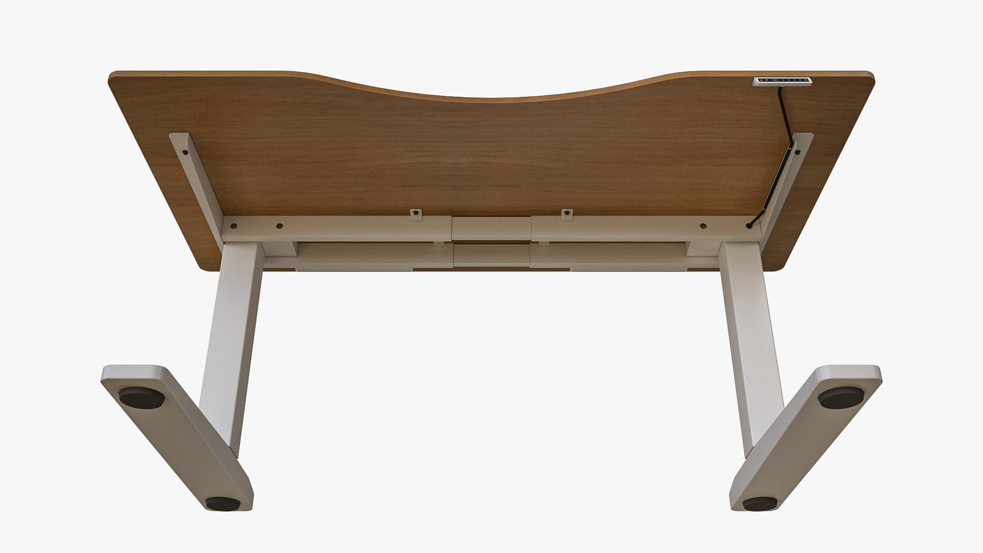 3D Model Curved Standing Desk - TurboSquid 2114836