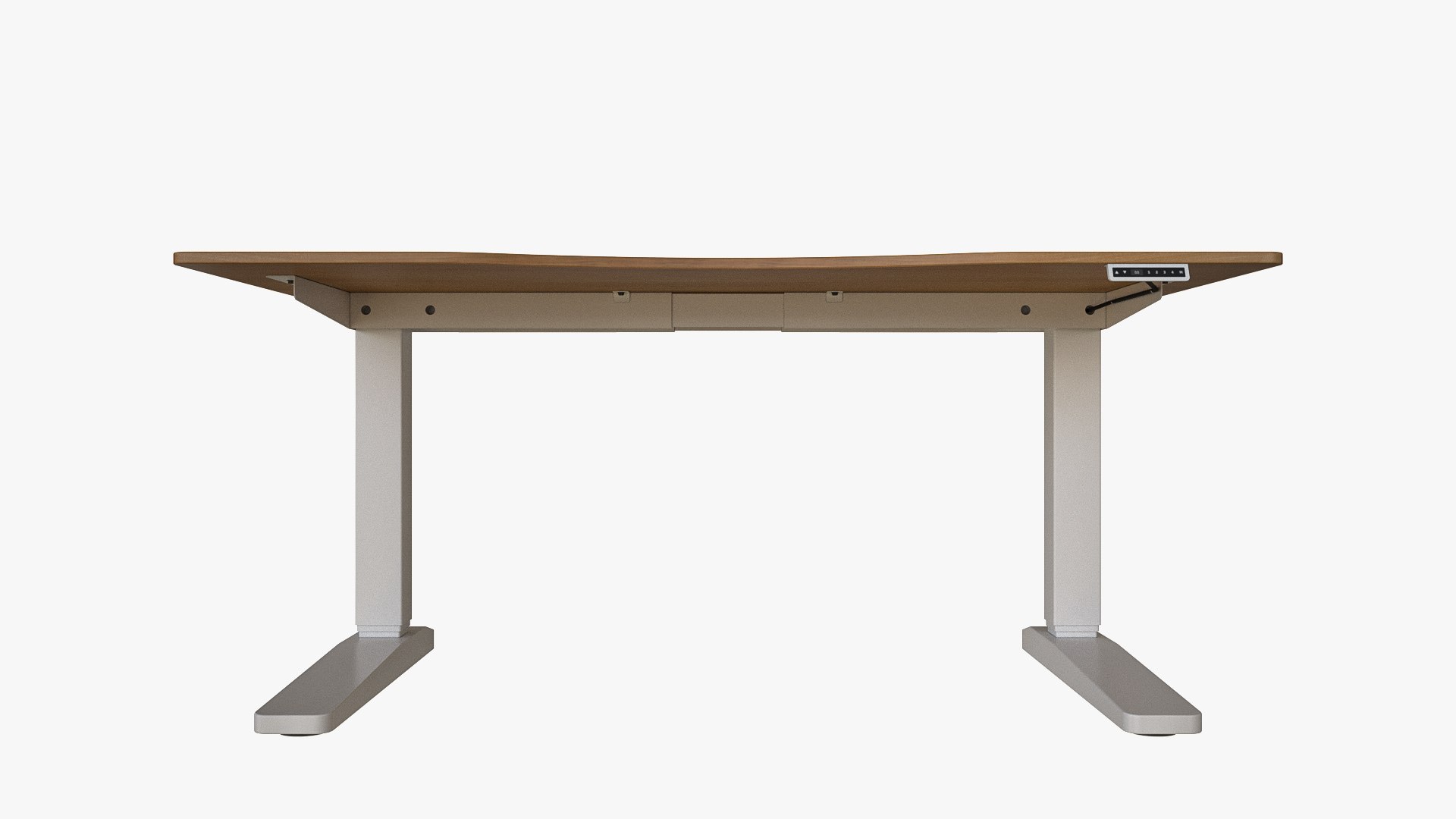 3D Model Curved Standing Desk - TurboSquid 2114836