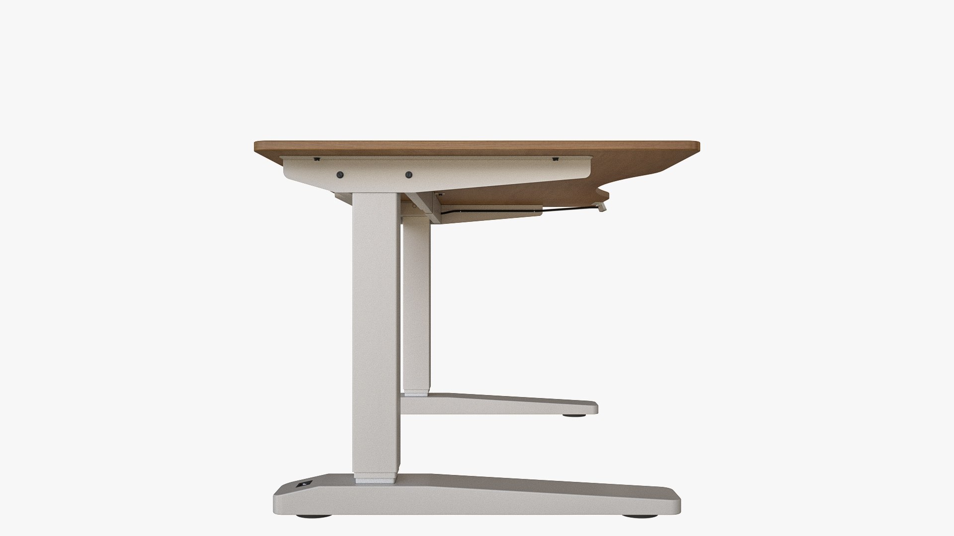3D Model Curved Standing Desk - TurboSquid 2114836