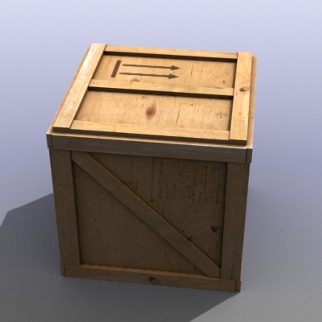 Old Wooden Boxes 3d Max