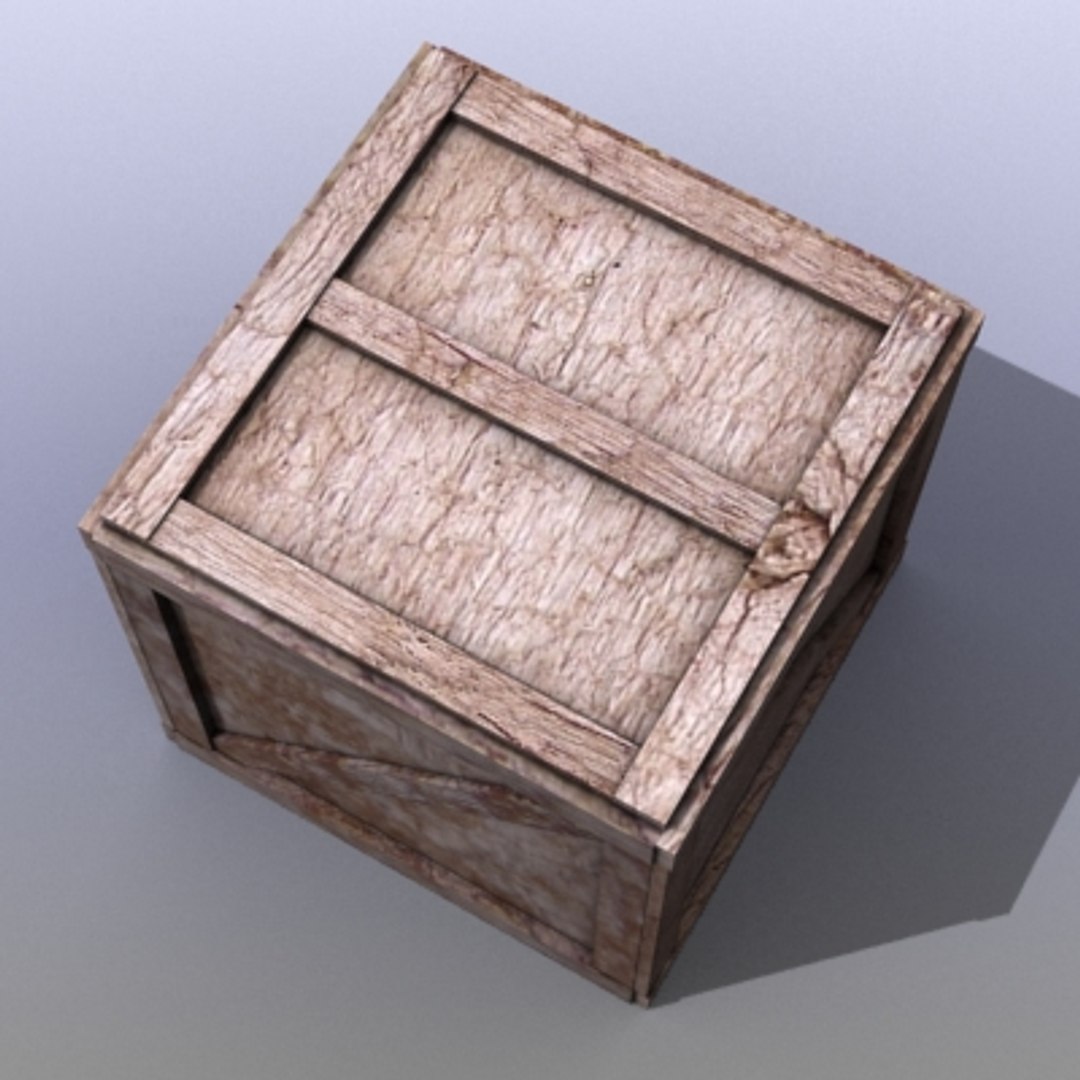 Old Wooden Boxes 3d Max