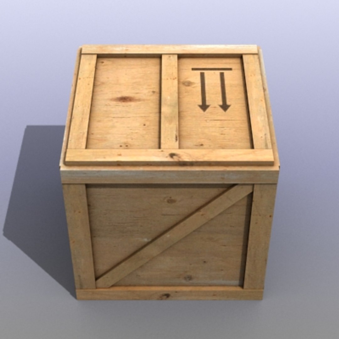 Old Wooden Boxes 3d Max