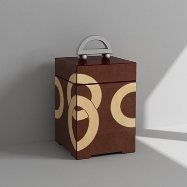 decorative box accessory 3d model