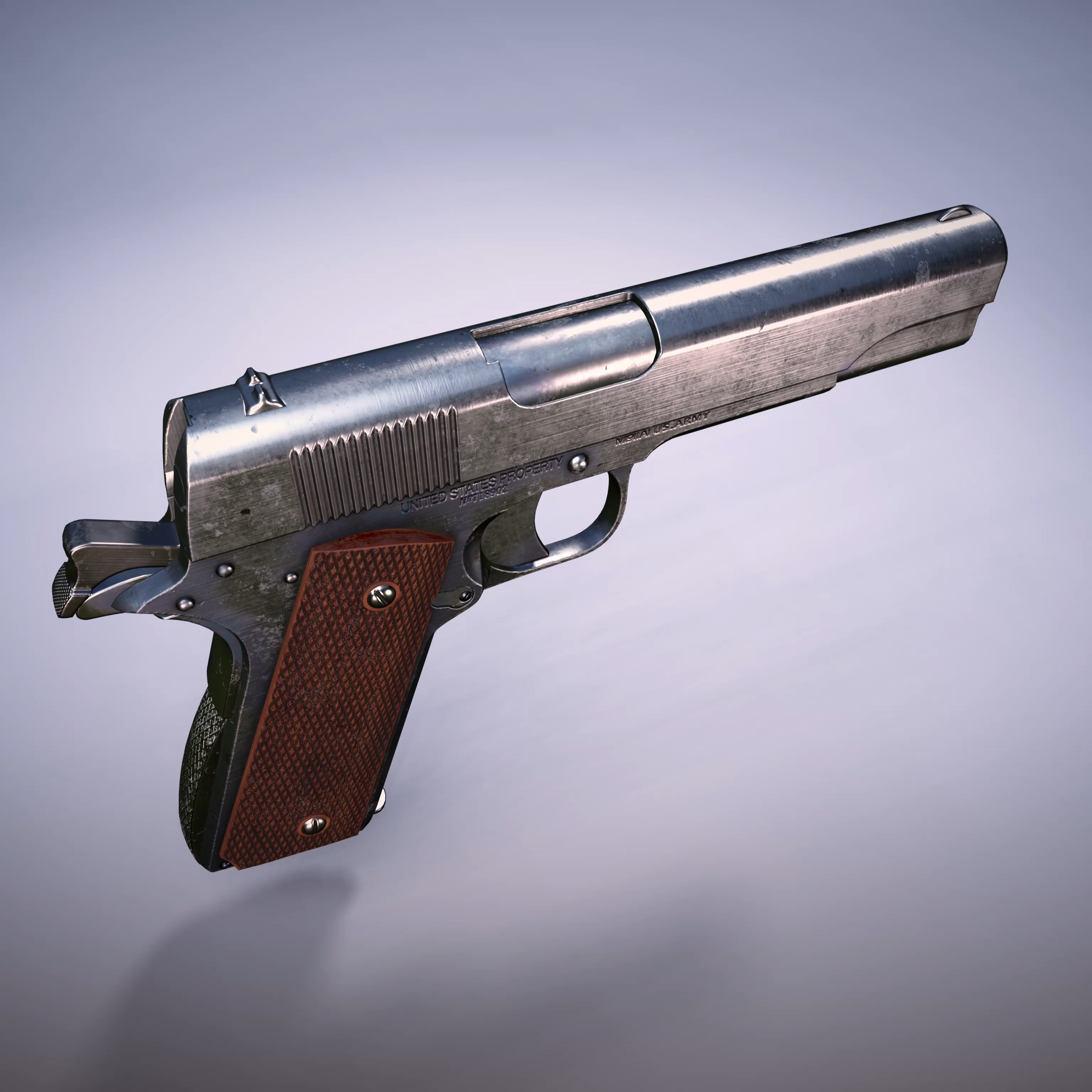 Colt 1911 GameReady 3D model - TurboSquid 1733450