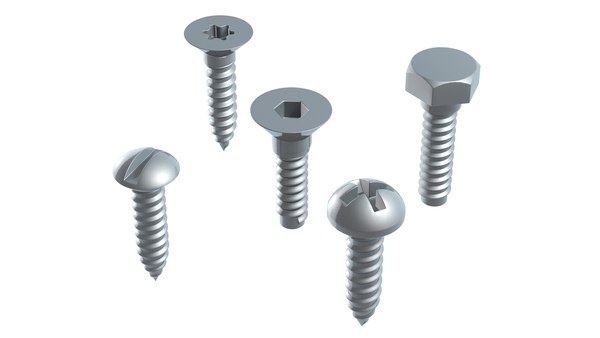 Wood Screw 3D Models for Download | TurboSquid