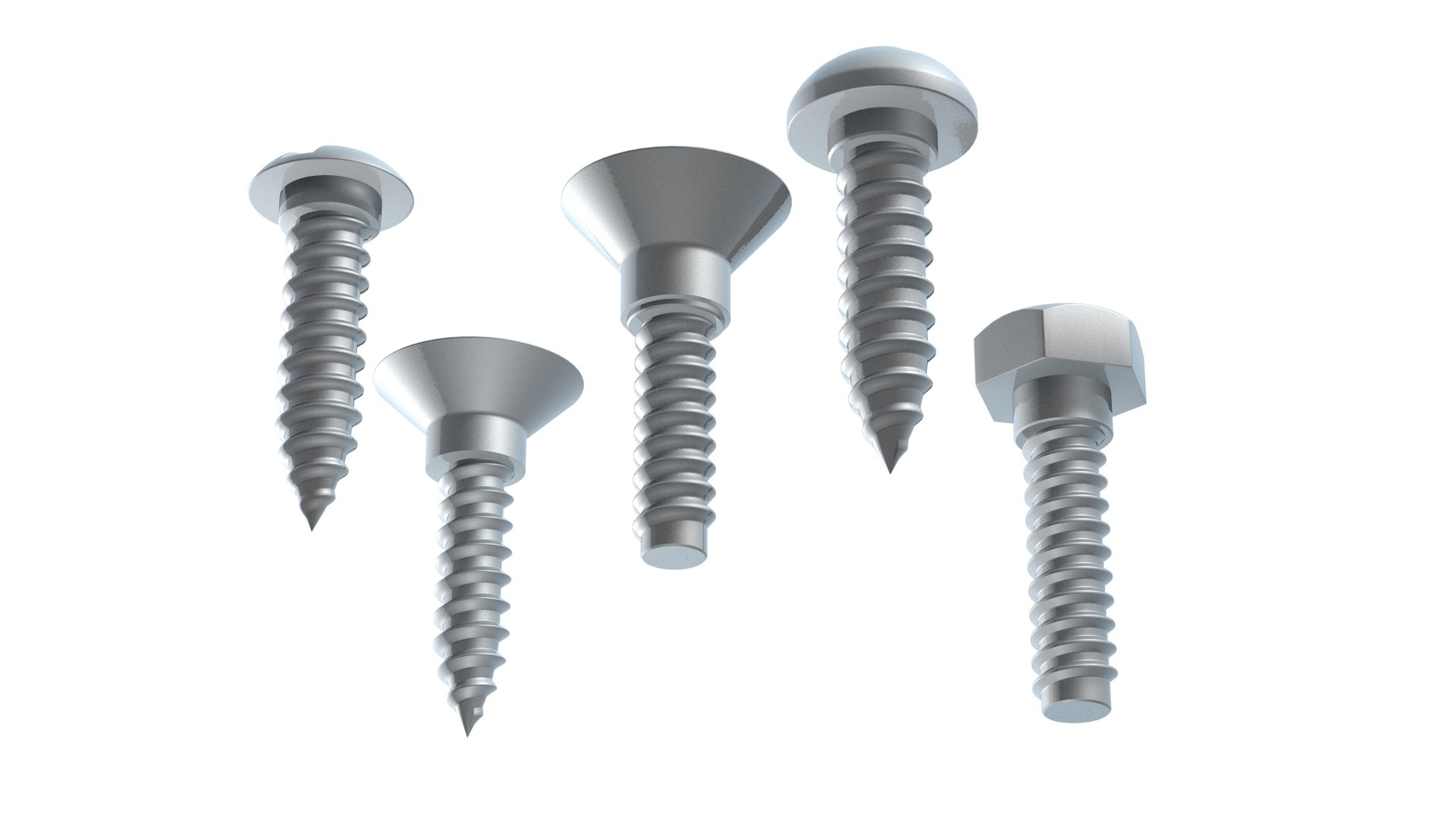 3D Tool Industrial Screw - TurboSquid 1696625