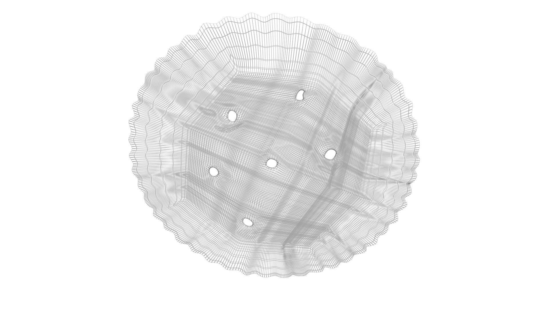 3D Circle Cracker - TurboSquid 1891510