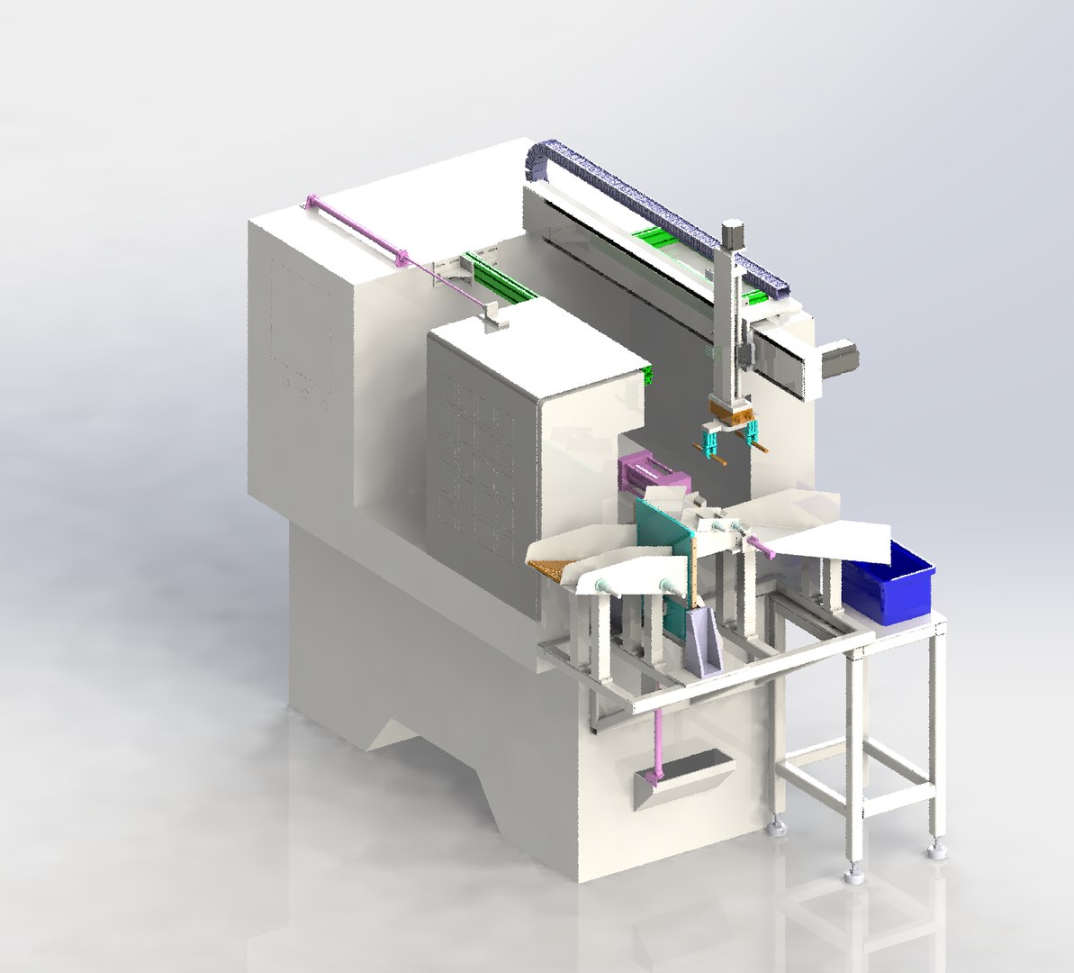 Cnc Automatic Feeding Model - TurboSquid 1302138
