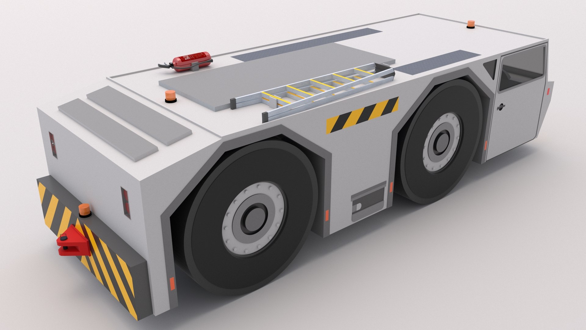 Aircraft Towing Tractor 3D Model - TurboSquid 1532306