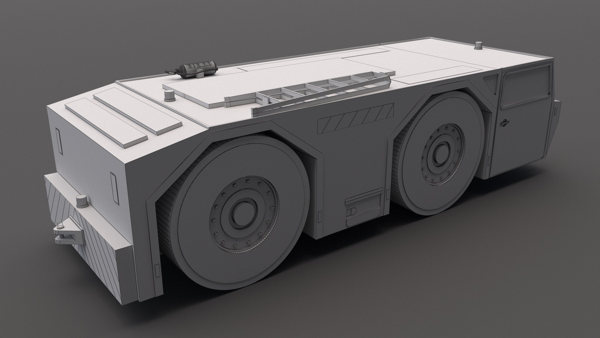 Aircraft Towing Tractor 3D Model - TurboSquid 1532306