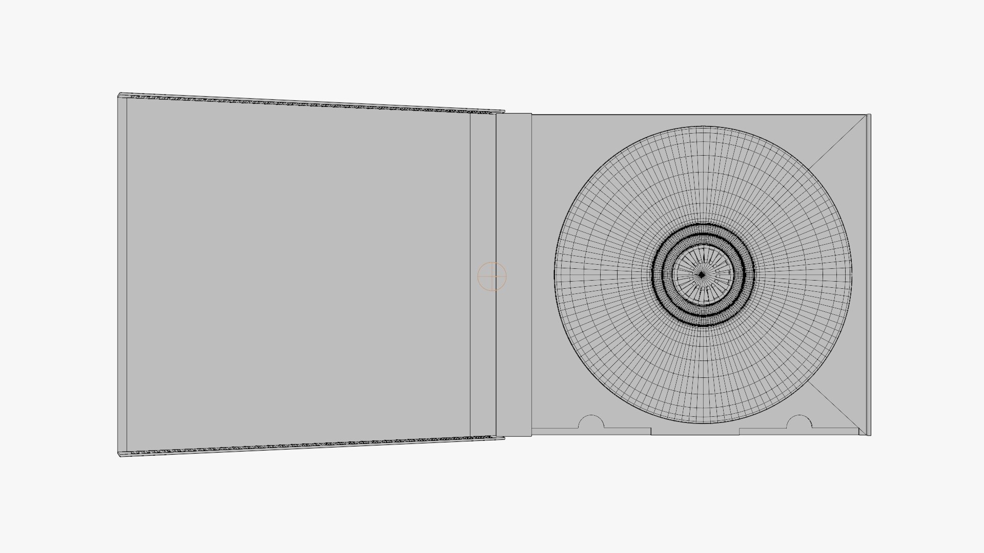 3D Model Basic CD Case - Geometry Only No Textures No Materials ...