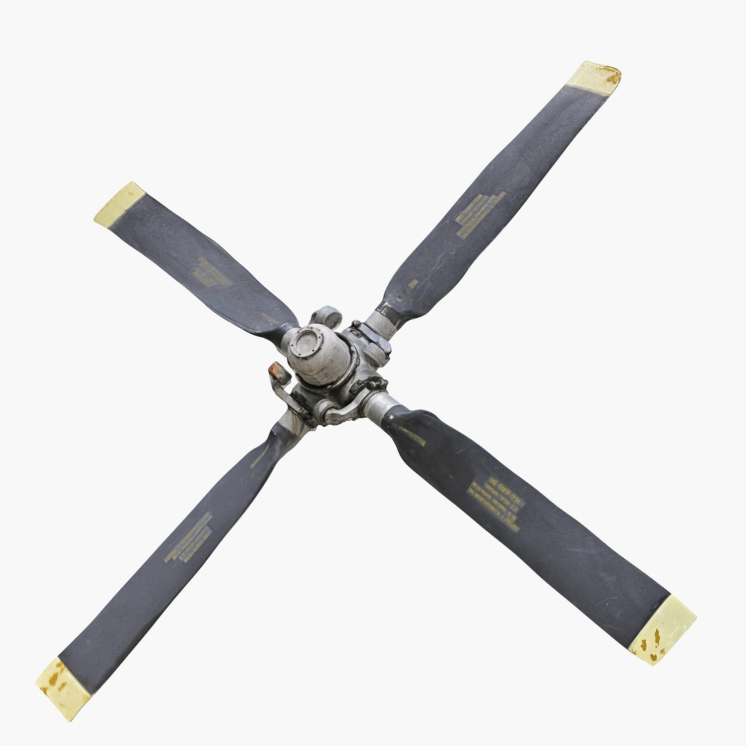 3D Scan Plane Propeller Model - TurboSquid 1964341