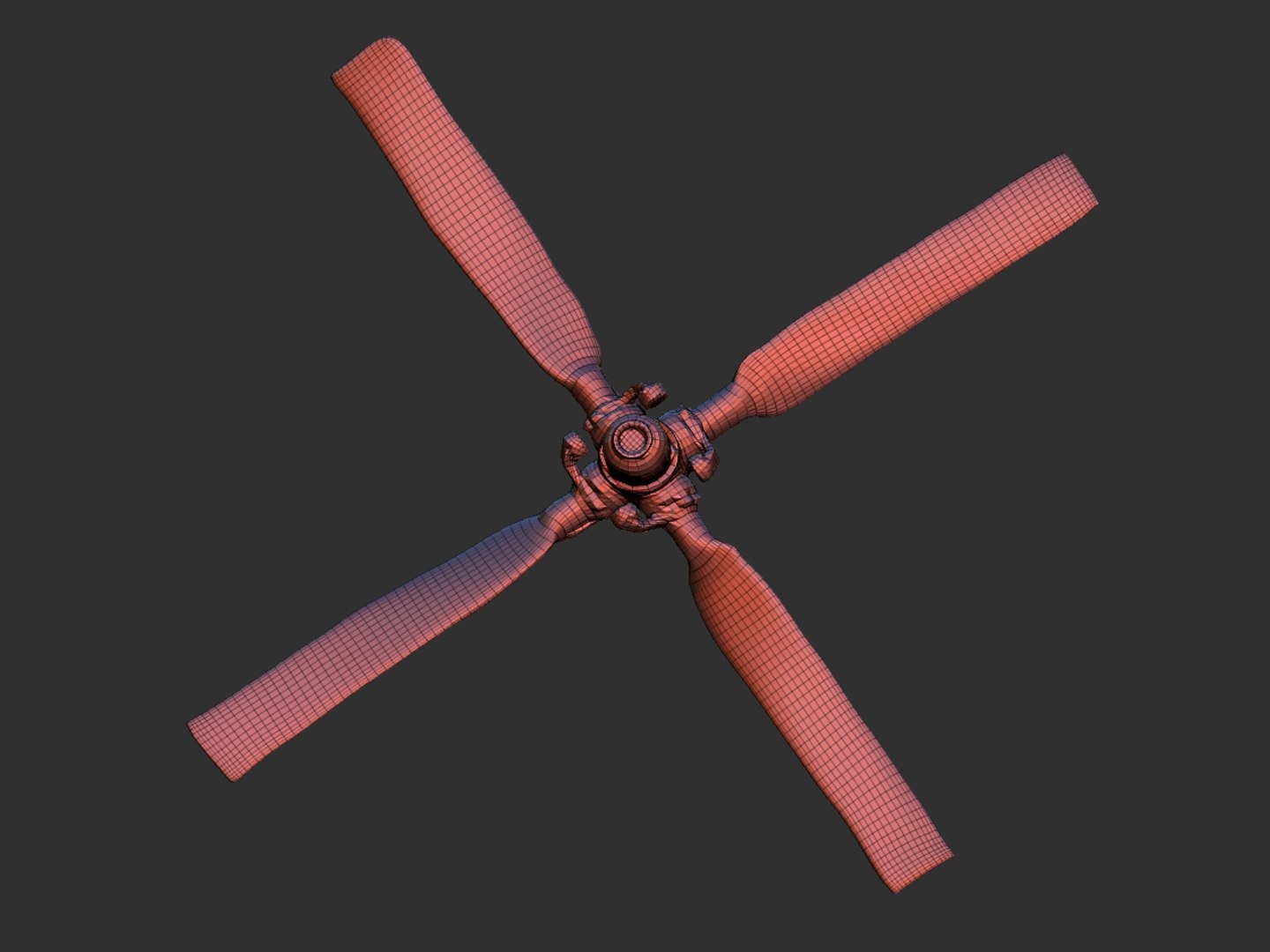 3D Scan Plane Propeller Model - TurboSquid 1964341