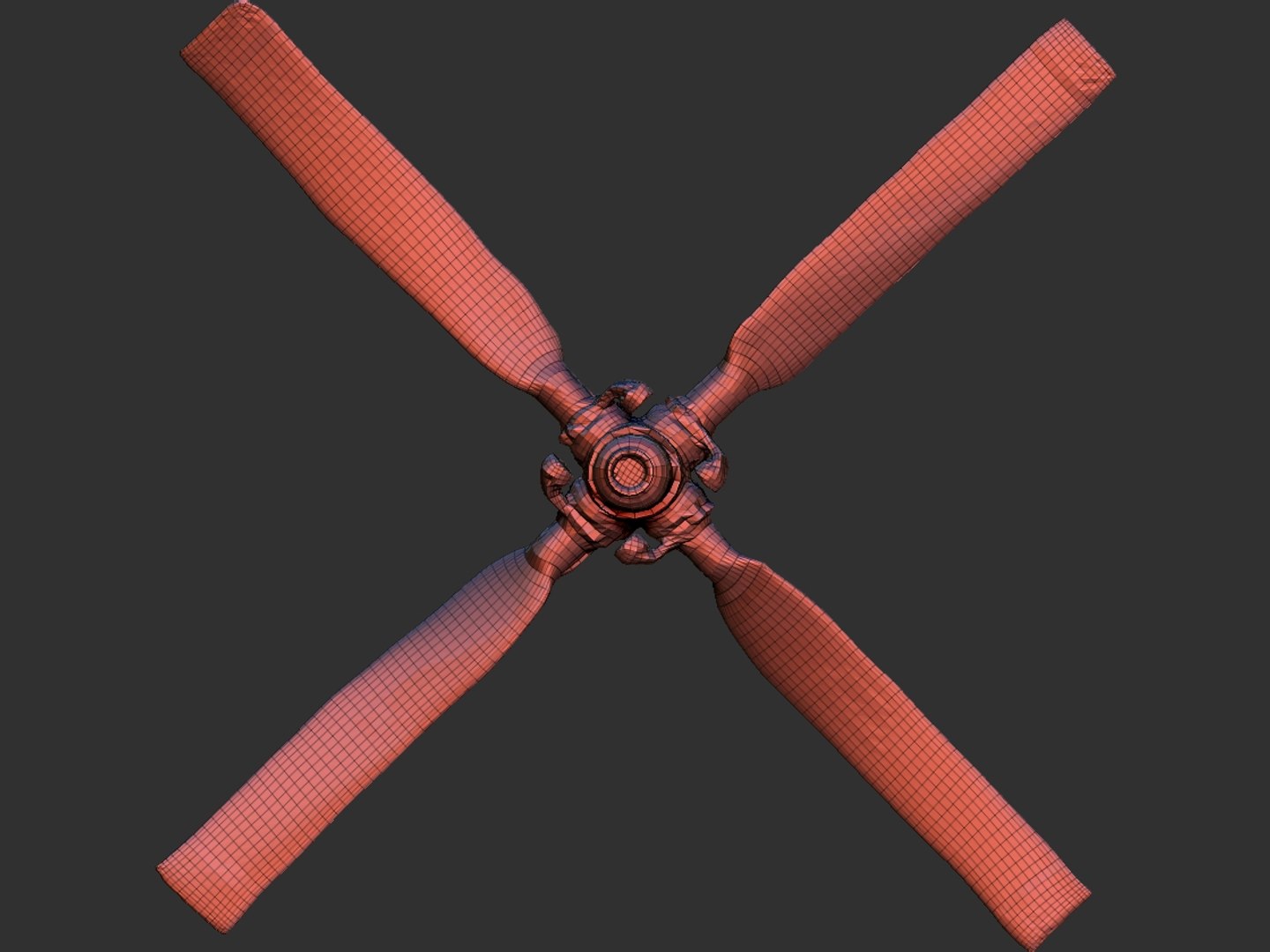 3D Scan Plane Propeller Model - TurboSquid 1964341